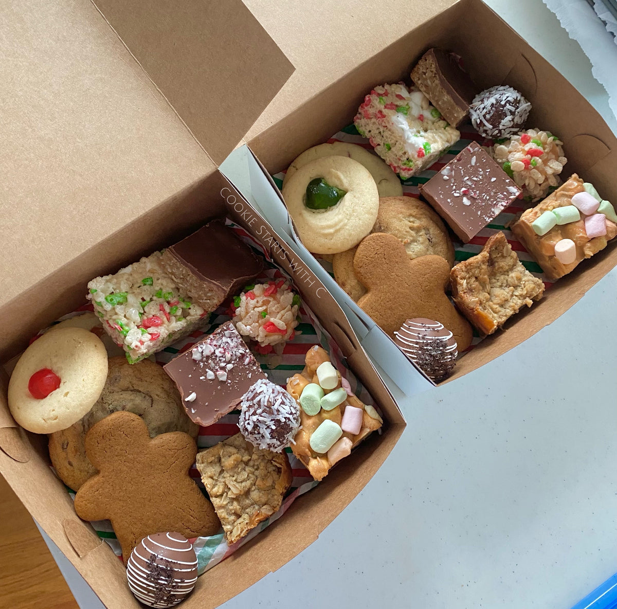 Dozen Assorted Cookie Boxes – Cookie Starts with C